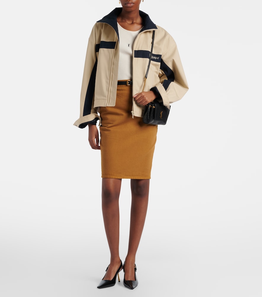 SAINT LAURENT Nolita Mini Leather Shoulder Bag