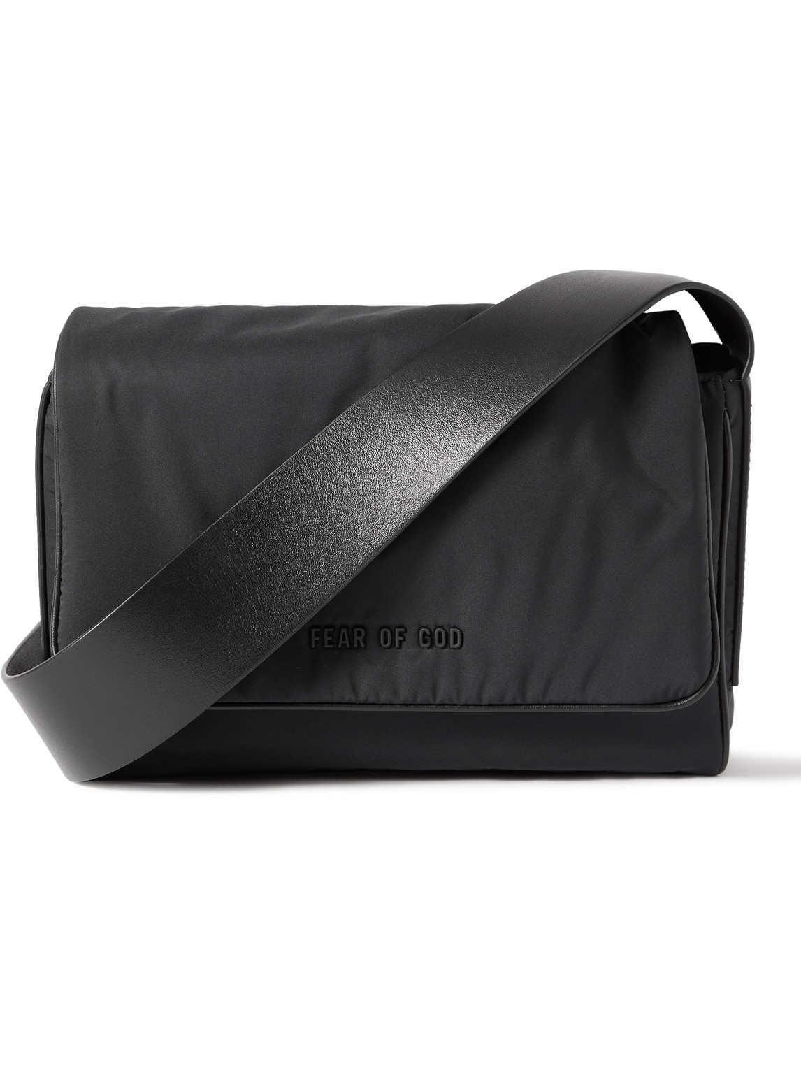 FEAR OF GOD 6TH ナイロン　メッセンジャー　バッグ Fear Of God Logo-AppliquéD Leather-Trimmed Shell Messenger Bag In