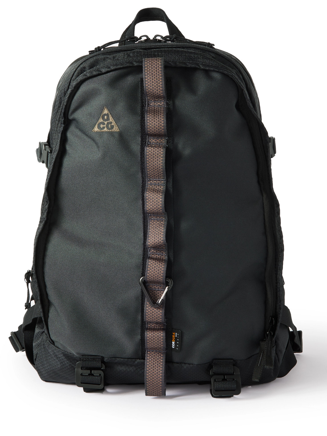 nike backpack cordura Nike Karst Webbing-Trimmed Cordura And Ripstop Backpack - Black