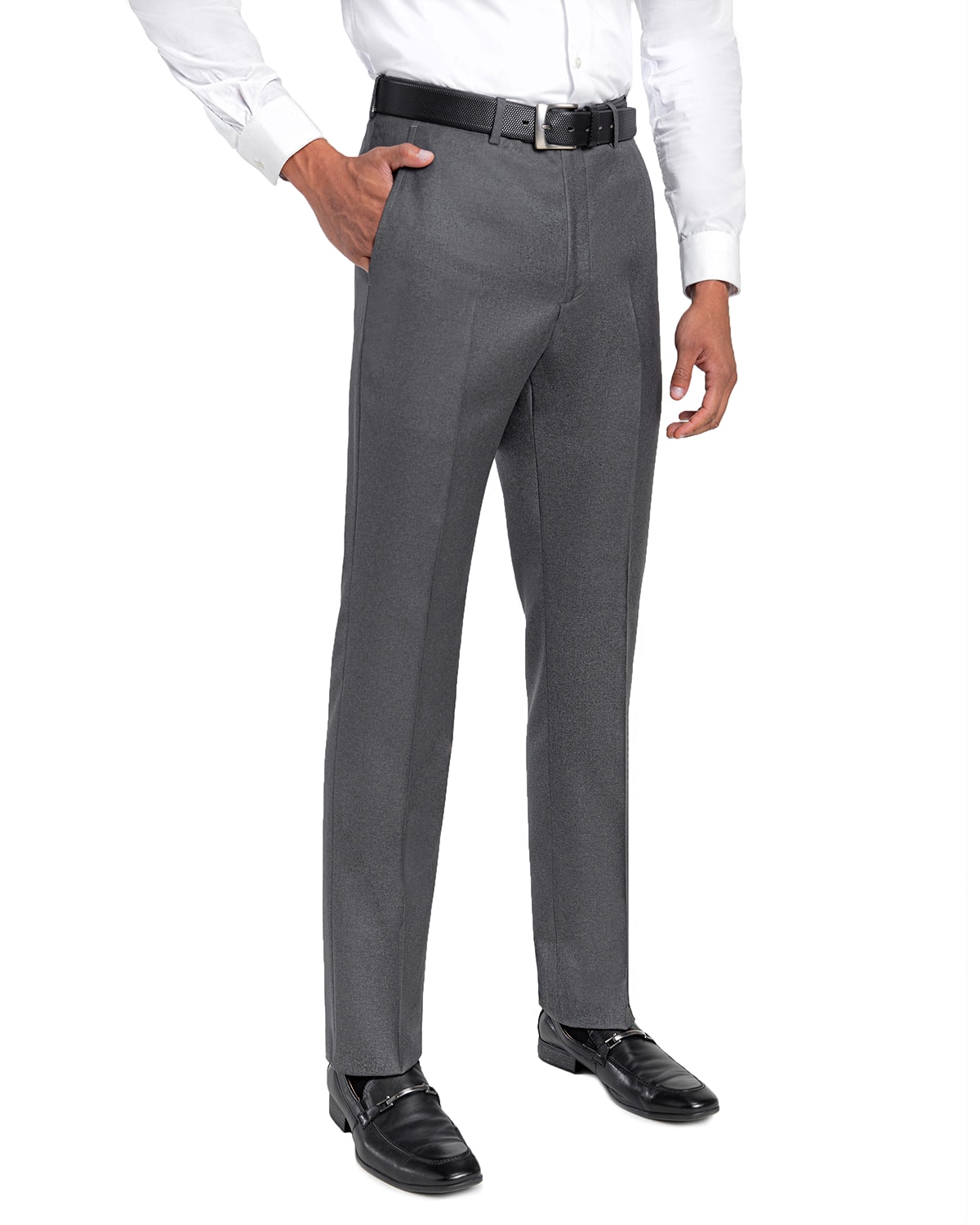 Santorelli Roma Loro Piana Wool Serge Dress Pants In Tobacco - 69