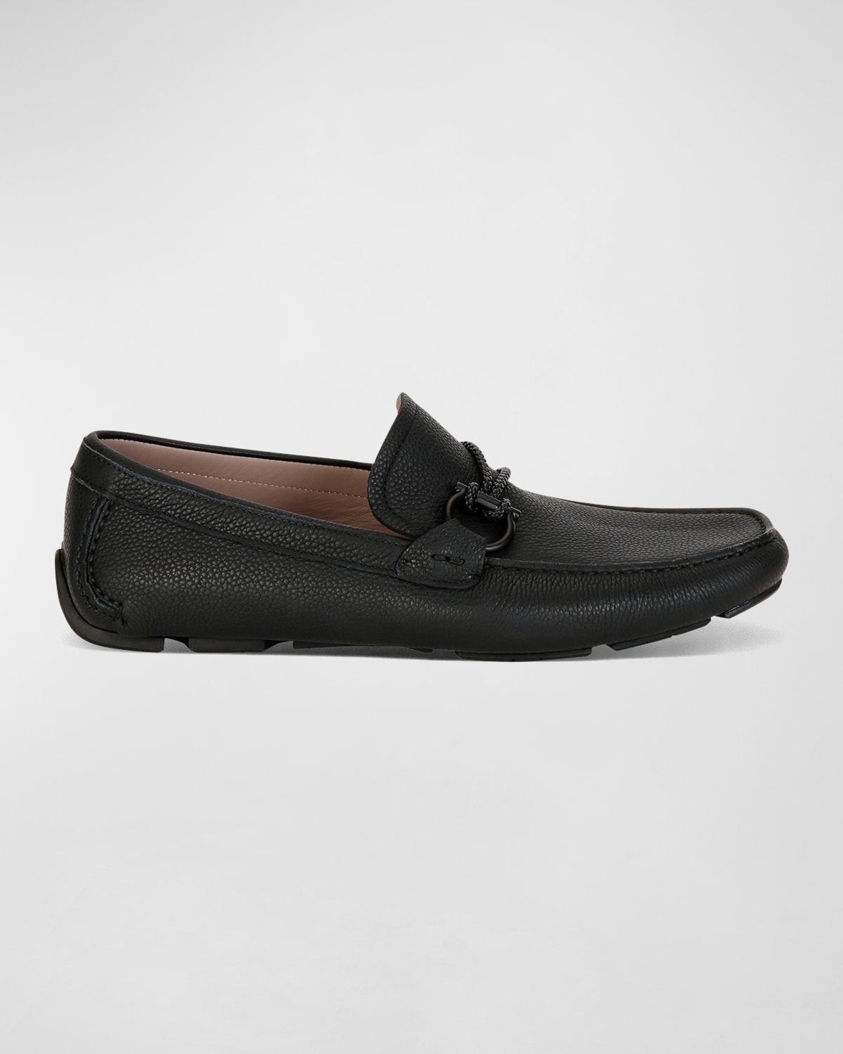 Salvatore Ferragamo Italy Mens 6.5EE Black Calf Dress Shoes Driving Bit Loafers Salvatore Ferragamo Men main image 2