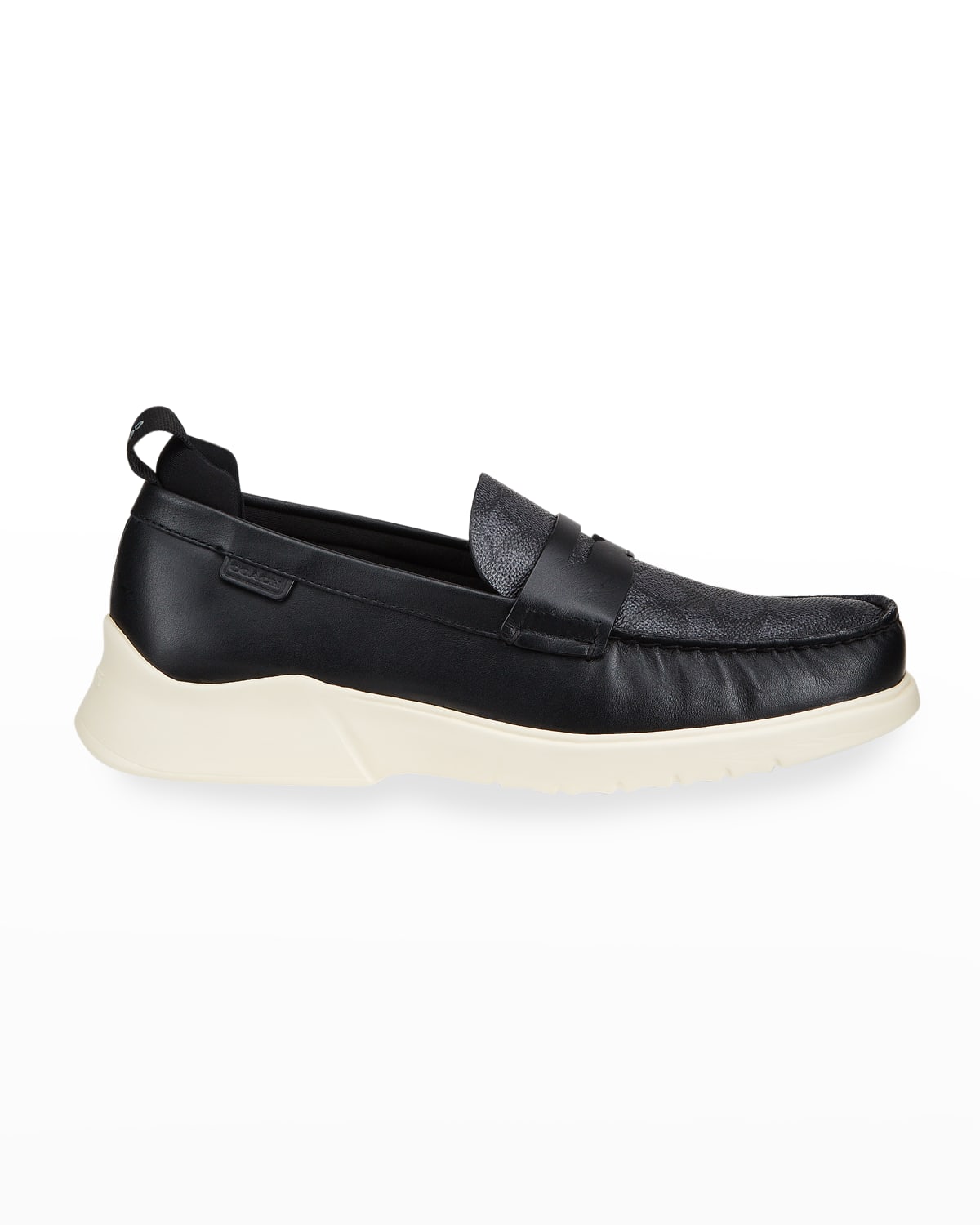 Coach Men’s Black Signature Canvas Penny Loafers COACH Signature Jacquard Loafers in Black for Men | Lyst main image 2