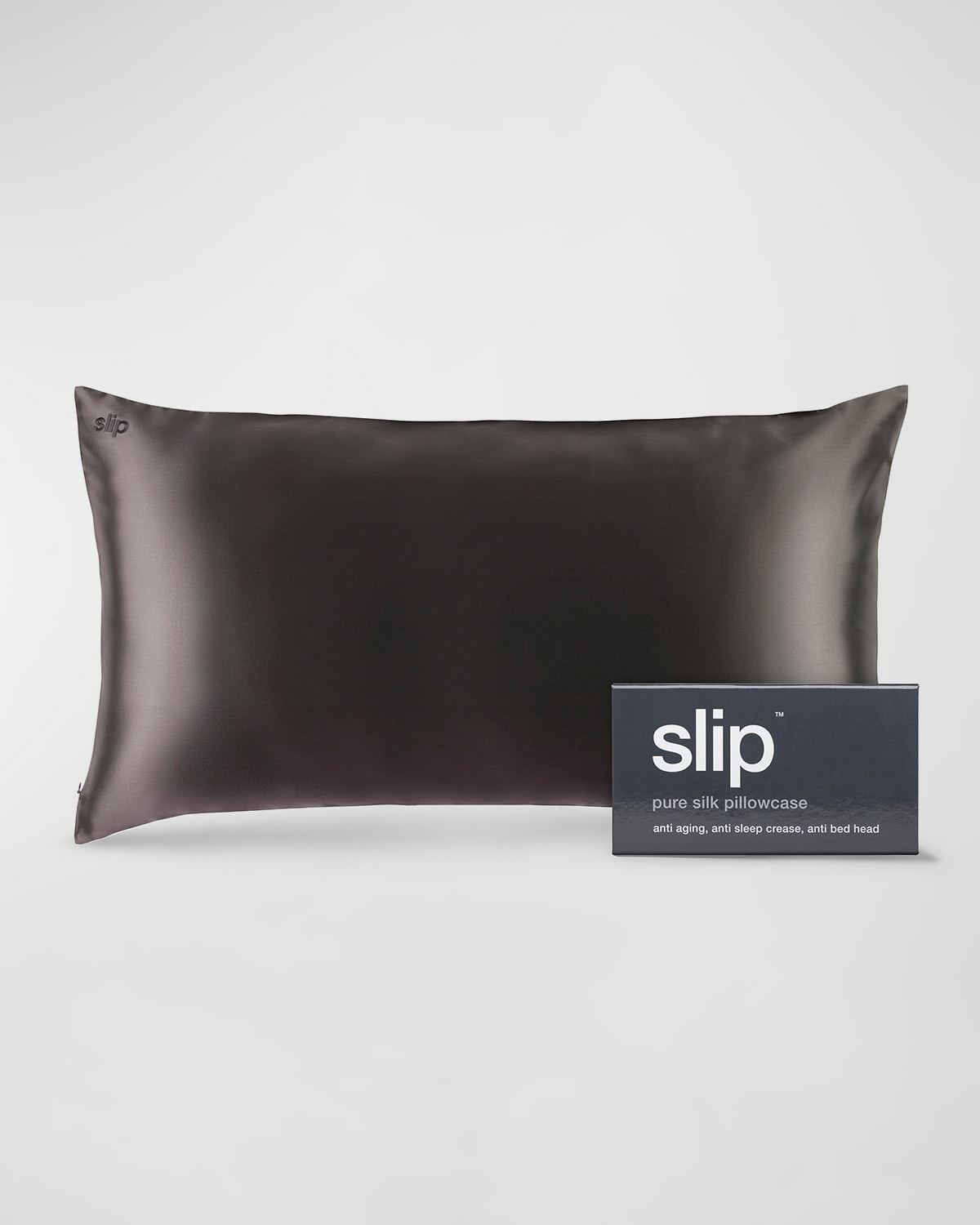 Slip Pure Silk Pillowcase Charcoal Editorialist
