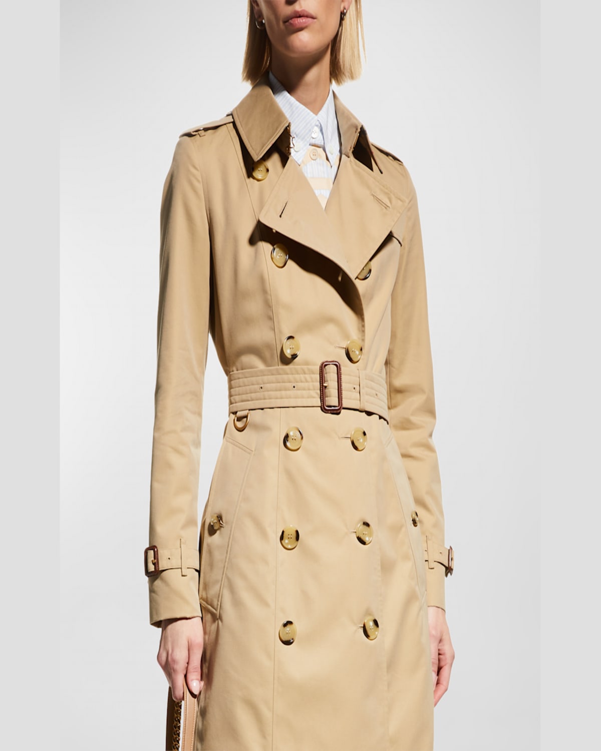 Burberry Chelsea Heritage Slim-Fit Trench Coat Honey Editorialist