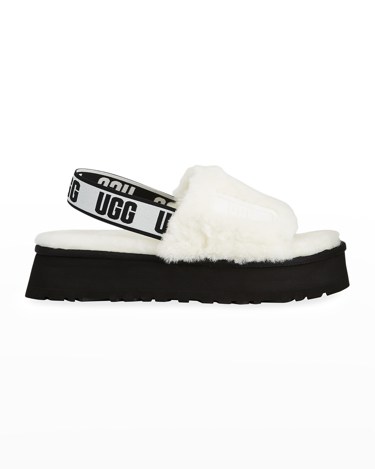 gray ugg slides