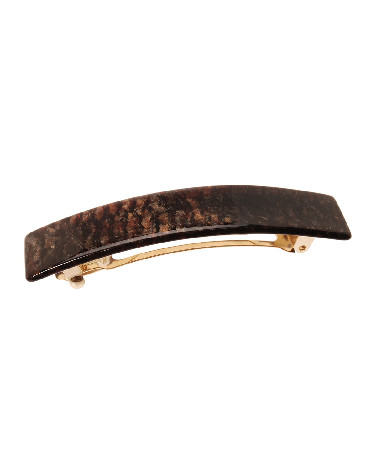Barrette à Cheveux France Luxe - Modèle 'Wildcat Mojave' Rectangle Avec Incrustations - Multicolore - Neuf Avec étiquettes