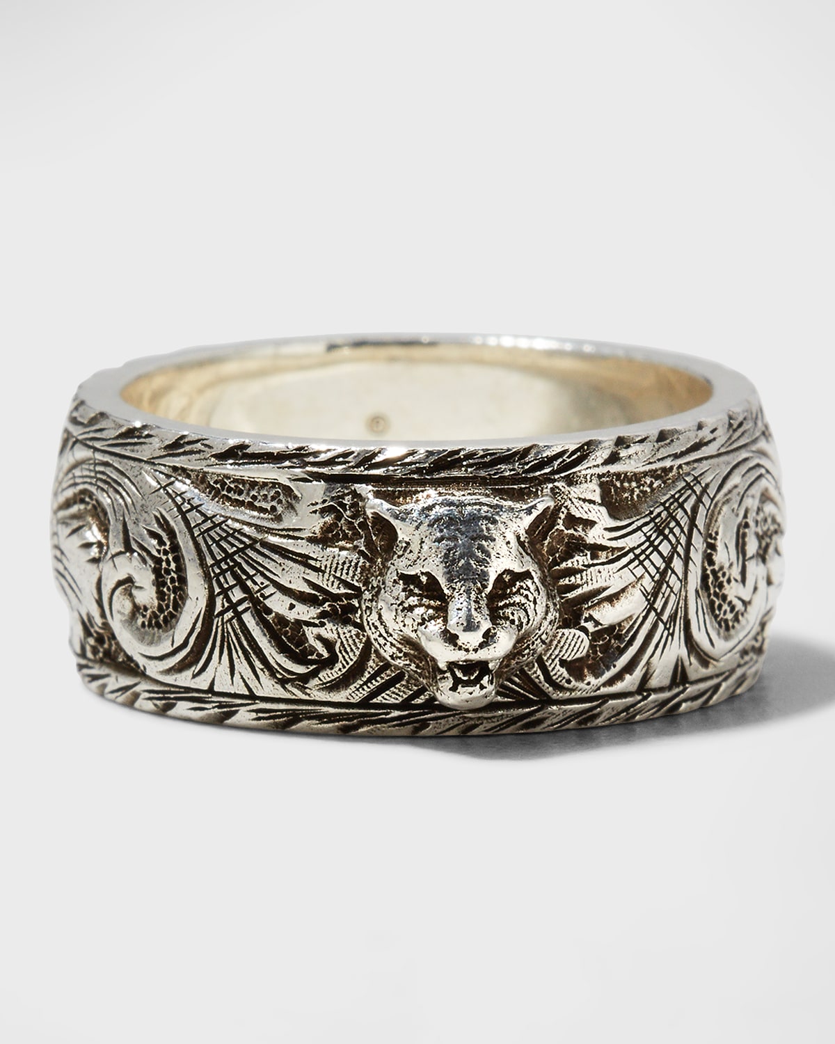 Gucci Silver Feline Head Ring - 0811 Pall.blackprezi | Editorialist