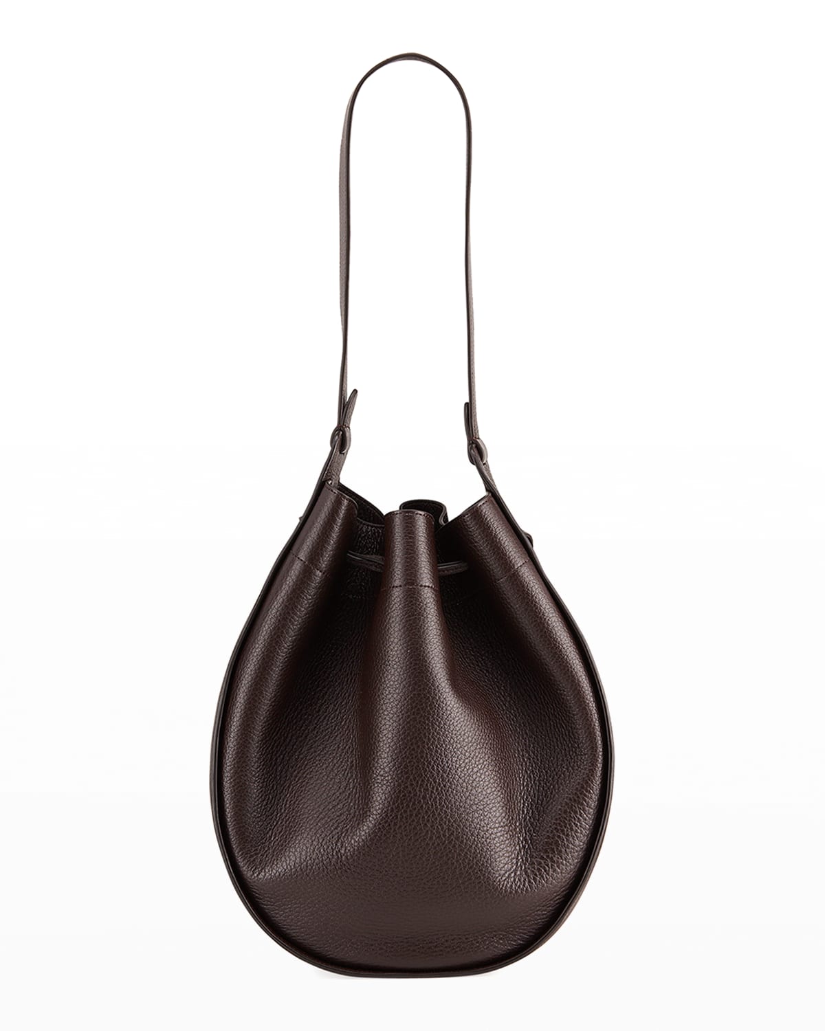The Row Xl Drawstring Hobo Bag - Burgundy | Editorialist