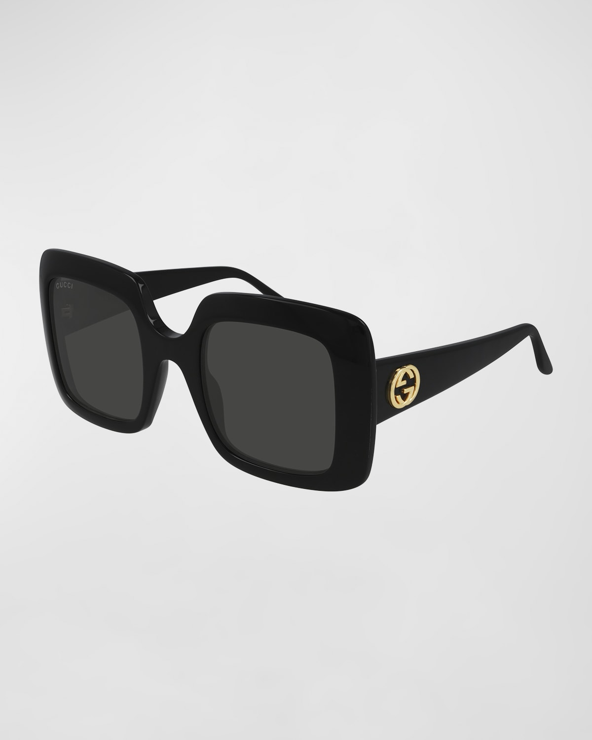 Gucci Interlocking G Oversized Square Acetate Sunglasses 