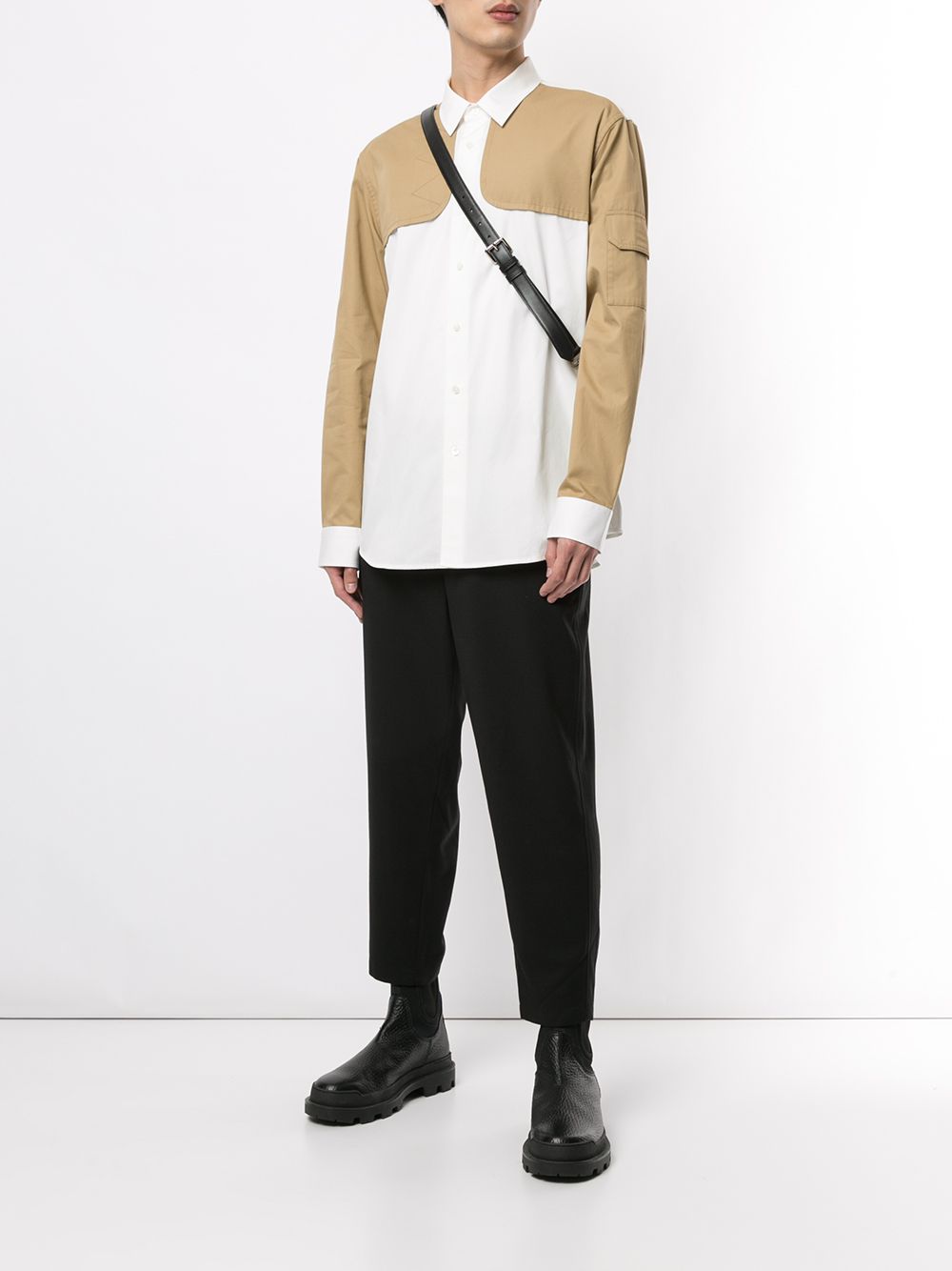 PORTS V Tapered Cropped Trousers