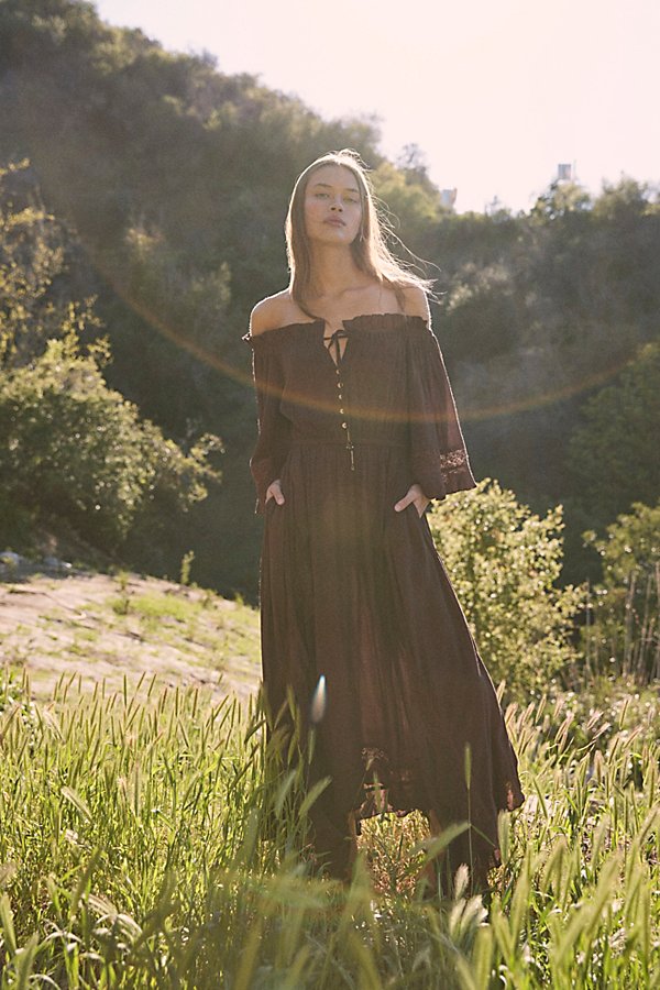 chinese dress ladies Free People Sheer Bliss Maxi  Timber Boutique