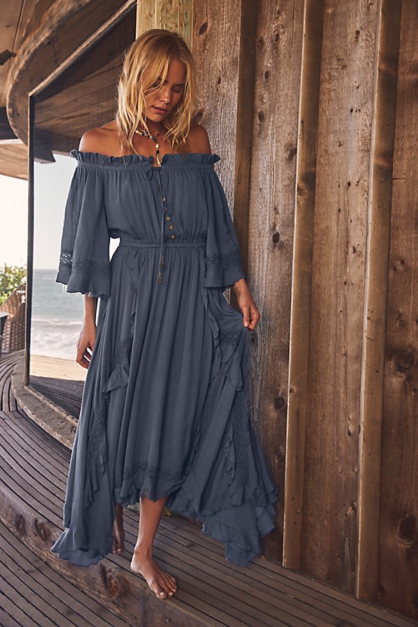Free People Beach Bliss Maxi Dress - Summer Khaki | Editorialist Free People Beach Bliss Maxi Dress - Summer Khaki | Editorialist