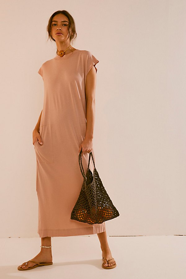 chinese dress ladies Free People Free-est All Day Long Midi T-Shirt Dress