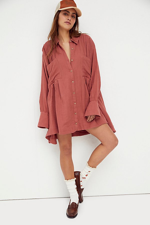free people voyager shirt dress The Voyager Shirtdress