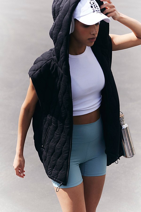 FREE PEOPLE FP Movement Dream Big Quilted Vest