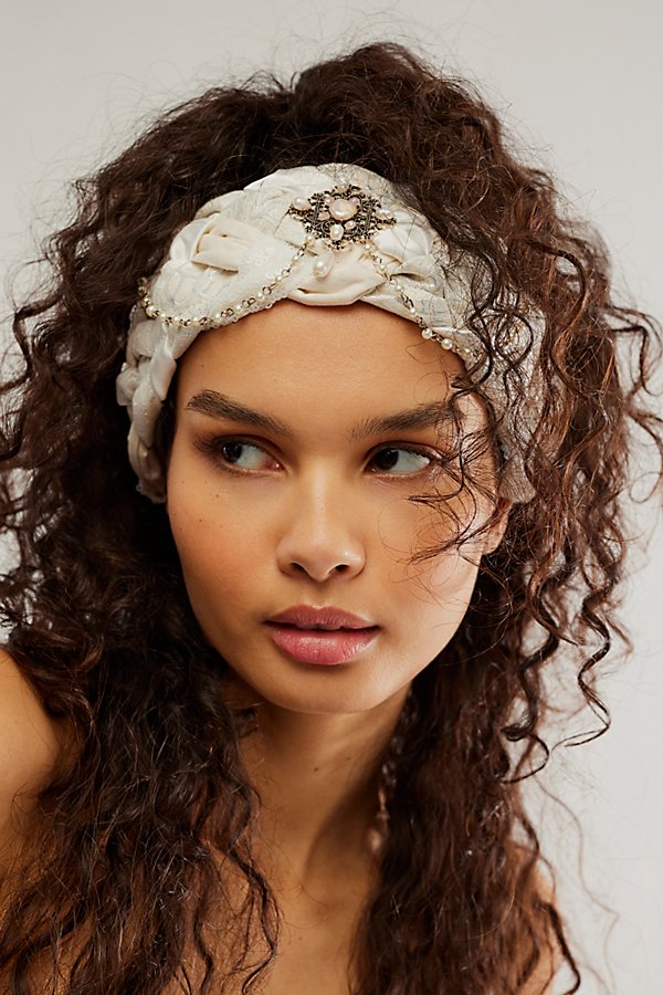 Curried Myrrh x Free People Willa Braided Headband Curried Myrrh Willa Braided Headband - Cinnamon Dolce  main image 2