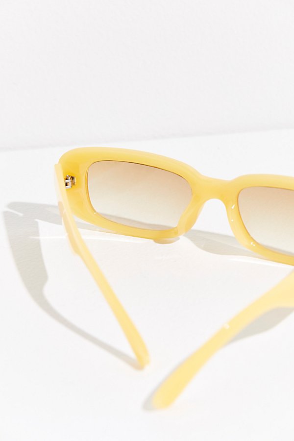 Free People New Sensation Recgle Sunglasses - Mauve  display picture 3