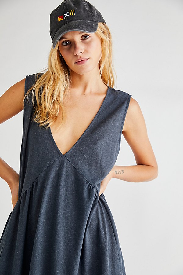Free People On My Mind Mini Dress - Silver Birch | Editorialist