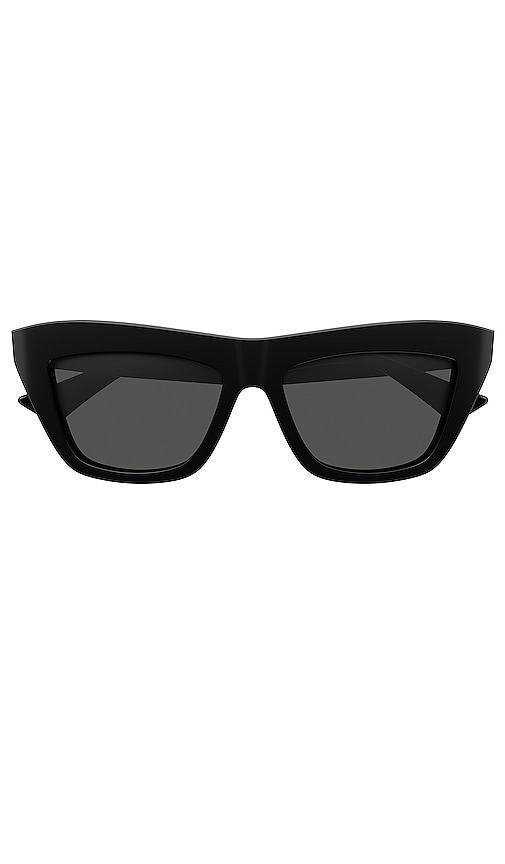 NWT BOTTEGA VENETA CAT EYE 55mm Sharp Wayfarer in Black & Grey Bottega Veneta | Accessories | Nwt Bottega Veneta Cat Eye  main image 2