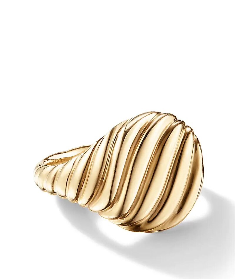16 Chunky Gold Rings to Add to Your Collection: Thick Gold Rings