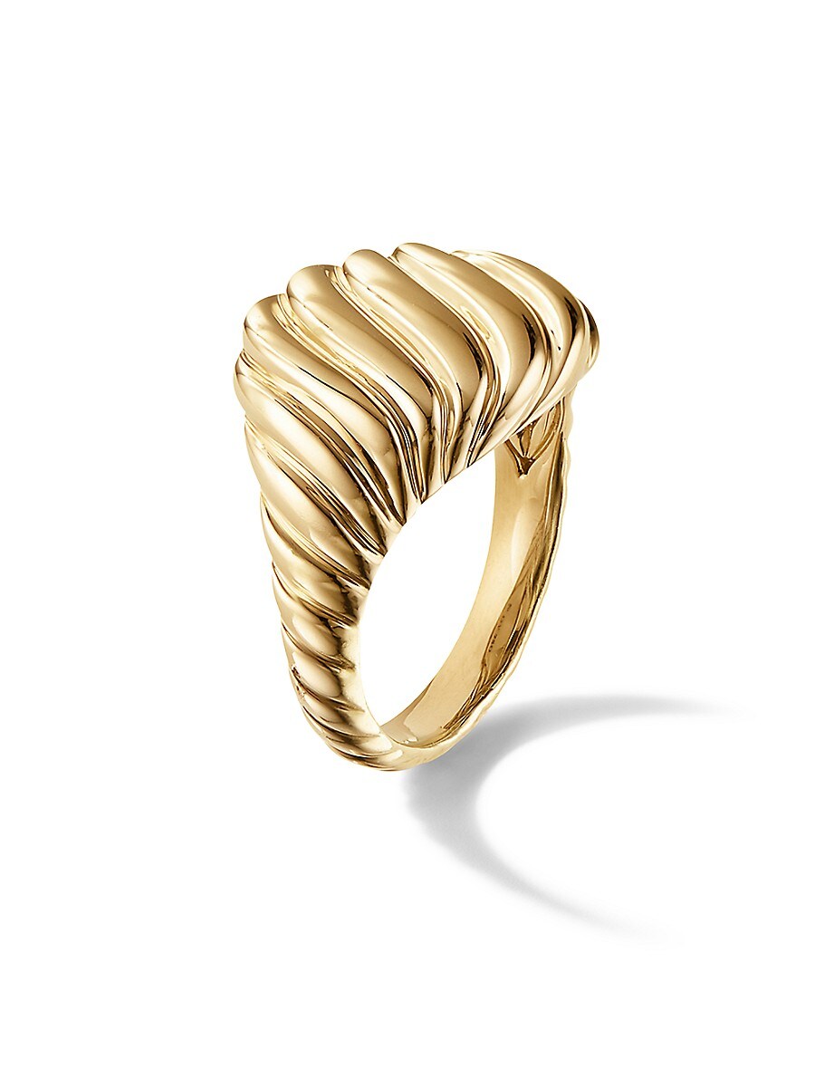 16 Chunky Gold Rings to Add to Your Collection: Thick Gold Rings