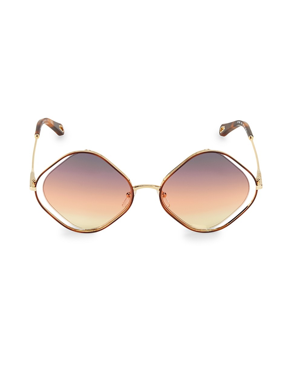 Chloe Poppy Diamond Sunglasses 57mm CHLOE Poppy 57mm Diamond Shape Sunglasses | eBay main image 3