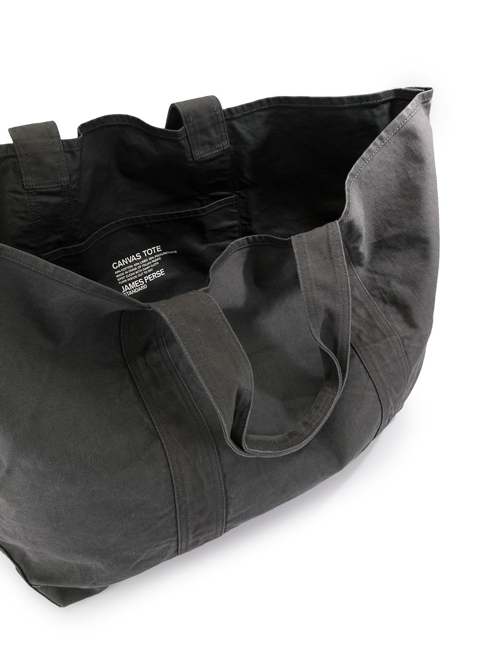 James Perse Large Shopping Tote - Grey | Editorialist