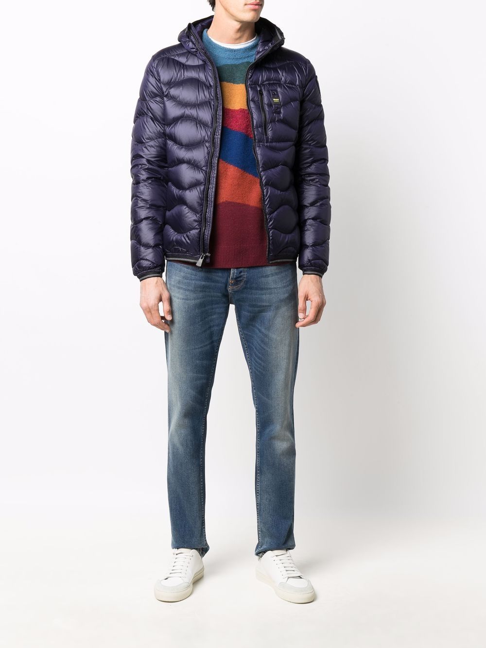 BLAUER. Quilted Down Jacket