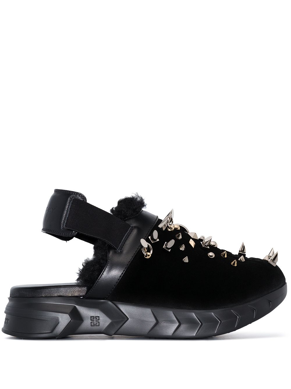 Givenchy Marshmallow Spike Sandals - Black | Editorialist display picture 2