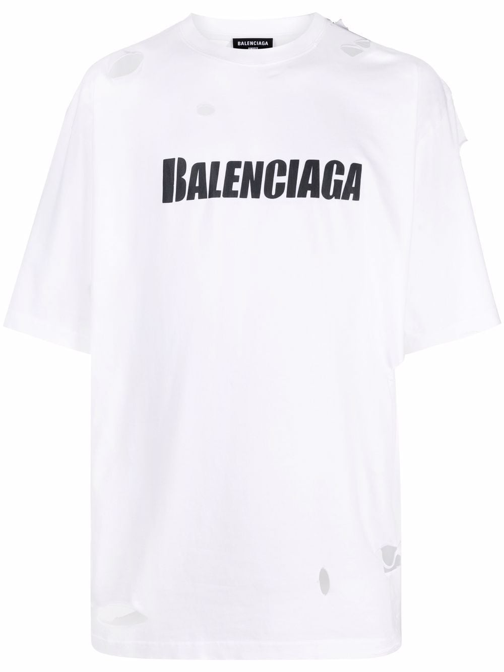 Balenciaga Caps Destroyed Flatground In White - 40% Off | Editorialist