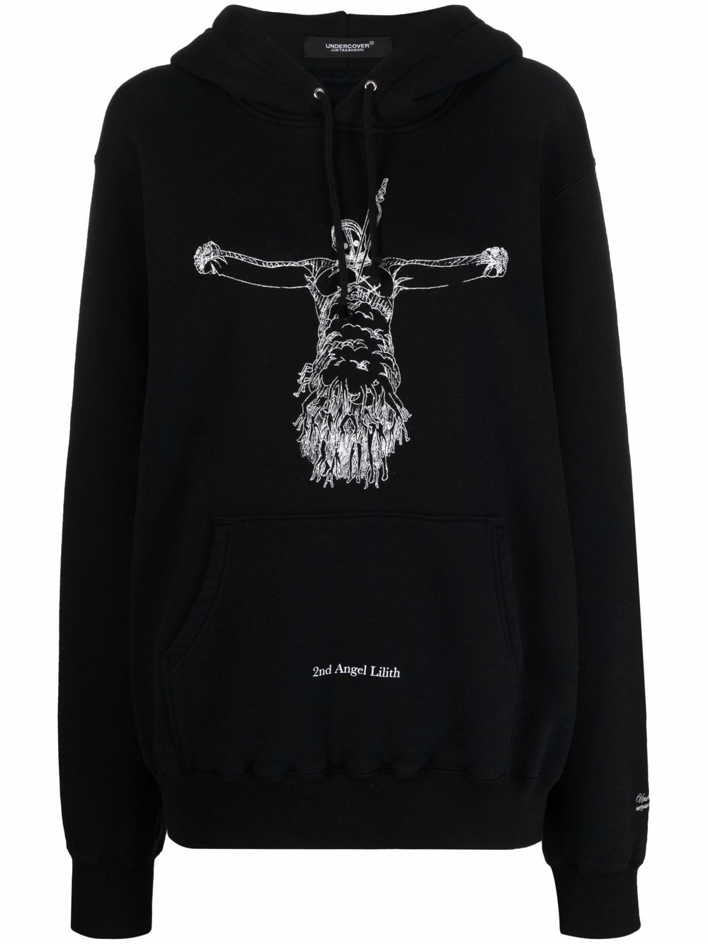 Undercoverism X Evangelion 2nd Angel Lilith Hoodie - Black