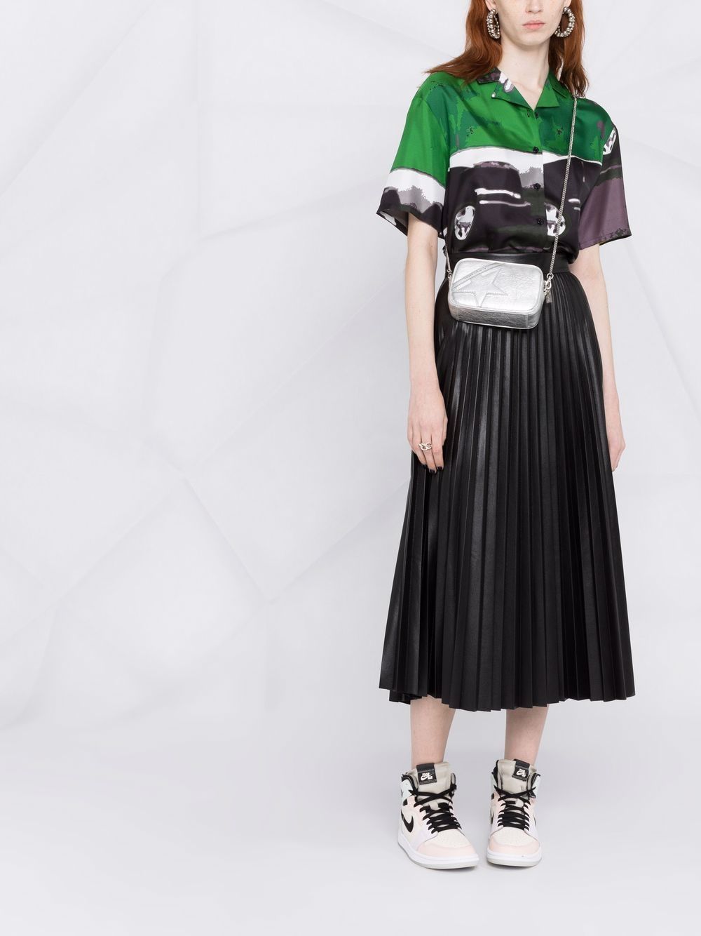 GOLDEN GOOSE Mini Star Metallic Crossbody Bag