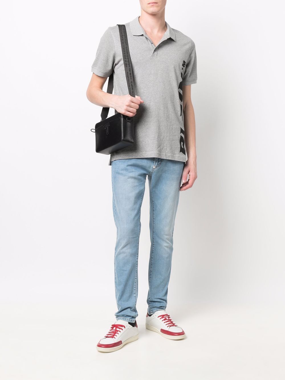 PHILIPP PLEIN logo short-sleeve polo shirt