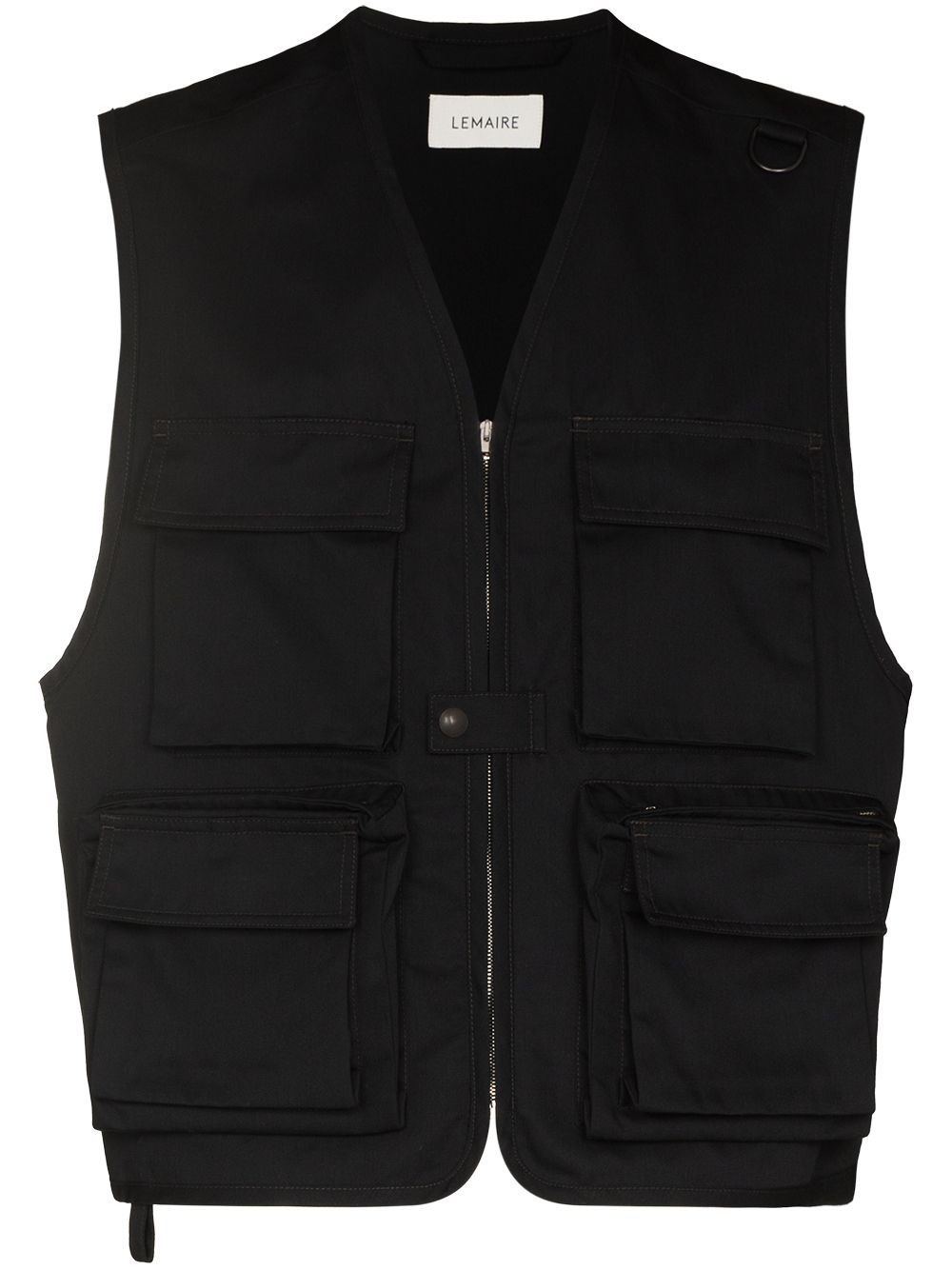 Kenneth Ize X Kenneth Ize Reporter Multi-Pocket Vest In Black 43