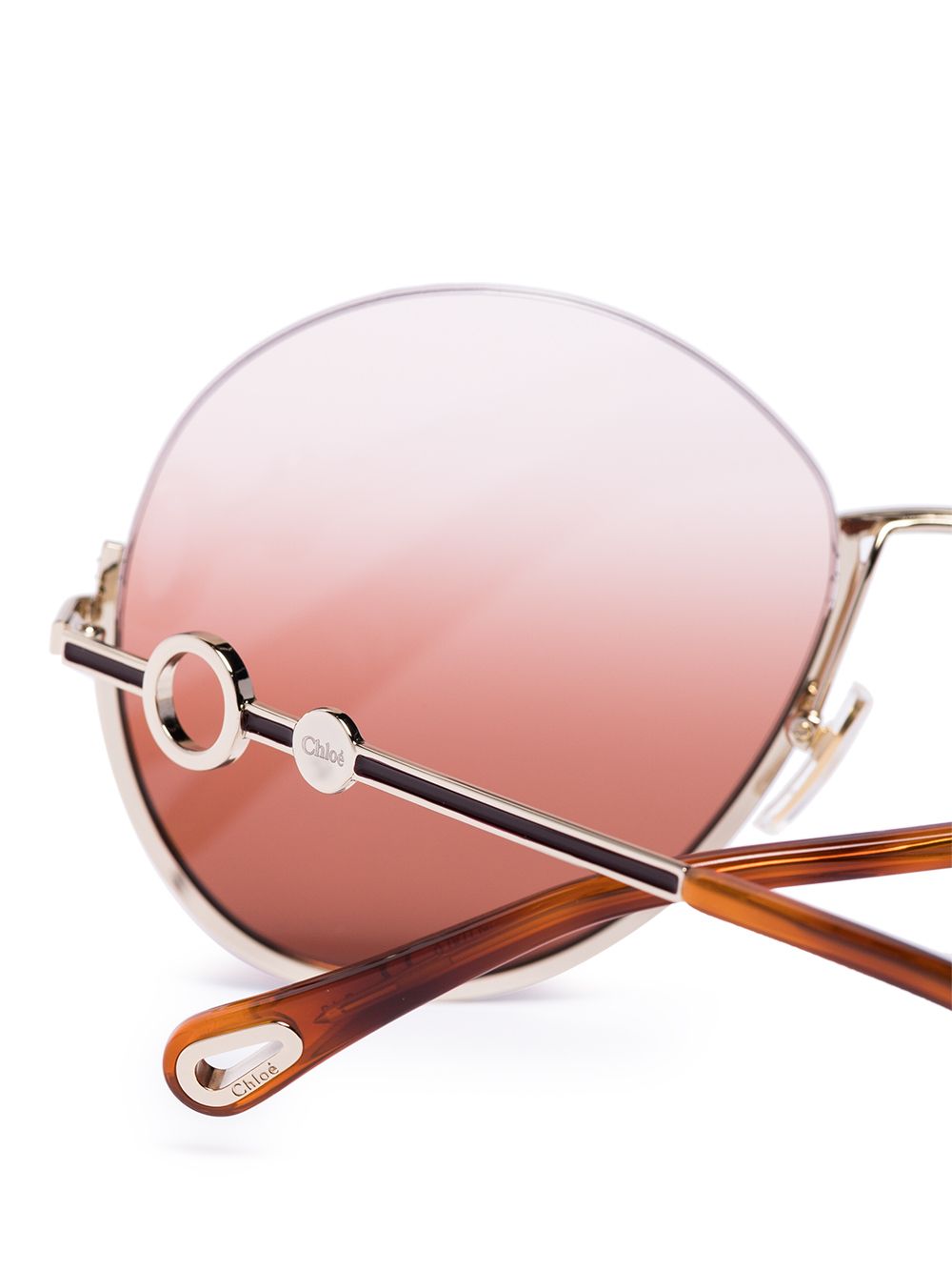Buy Chloé Sofya Round-frame Sunglasses - Brown At 5% Off 