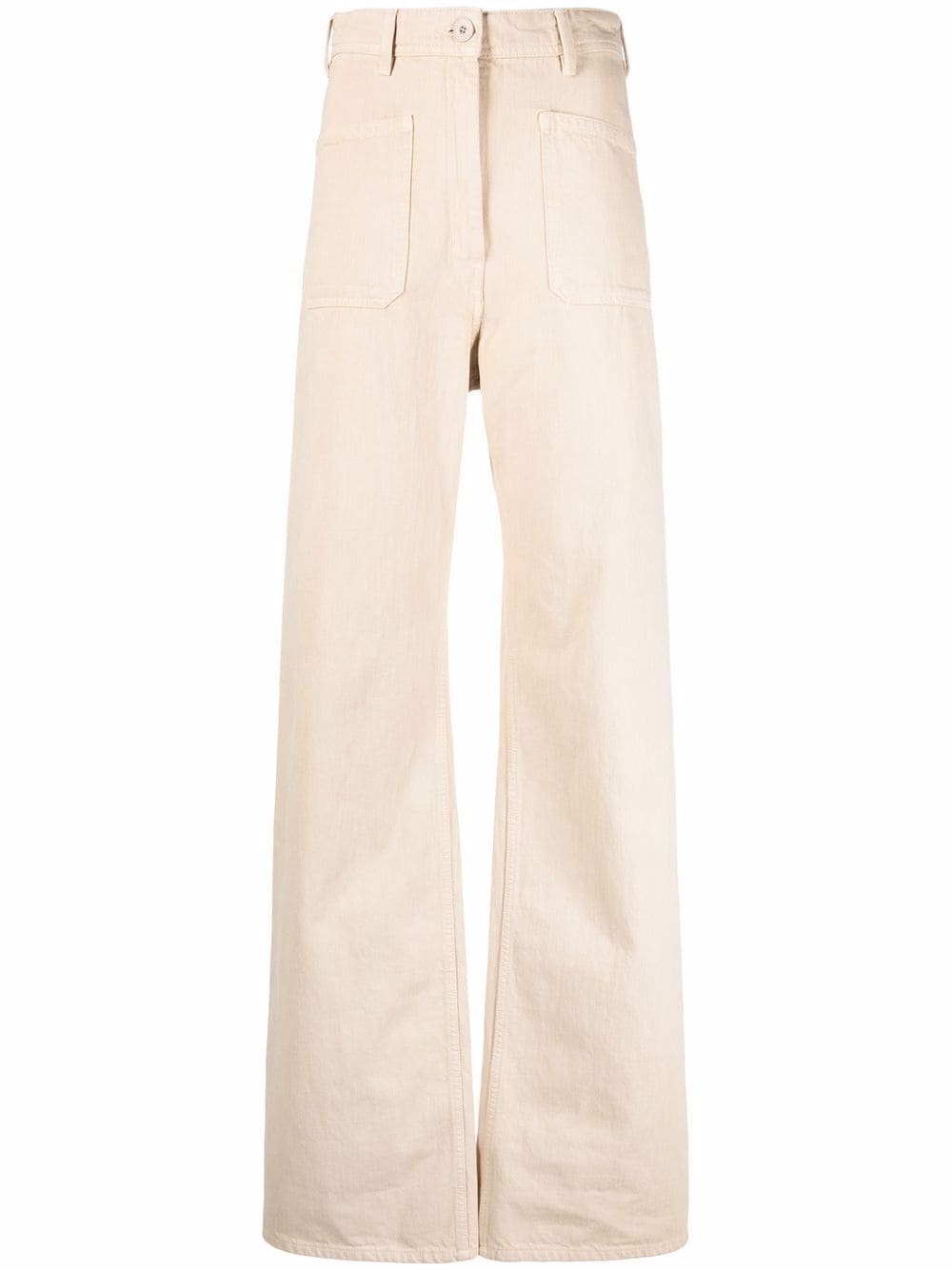 Lemaire Sailor Wide-Leg Denim Jeans In Neutrals - 40% Off 