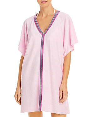 pitusa mini abaya dress Pima Mini Abaya Turquoise / STANDARD