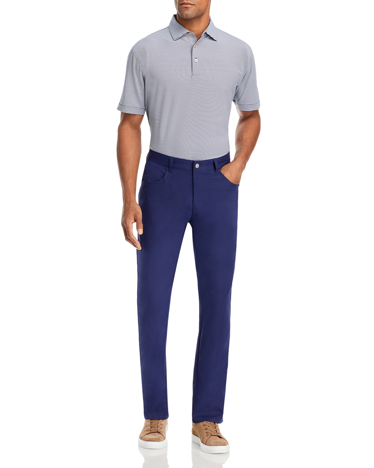 PETER MILLAR crown sport jubilee classic fit short sleeve performance jersey polo shirt