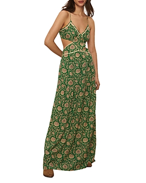 Ba&Sh Paloma Cutout Maxi Dress In Green - 60% Off | Editorialist Ba&Sh Paloma Cutout Maxi Dress In Green - 60% Off | Editorialist