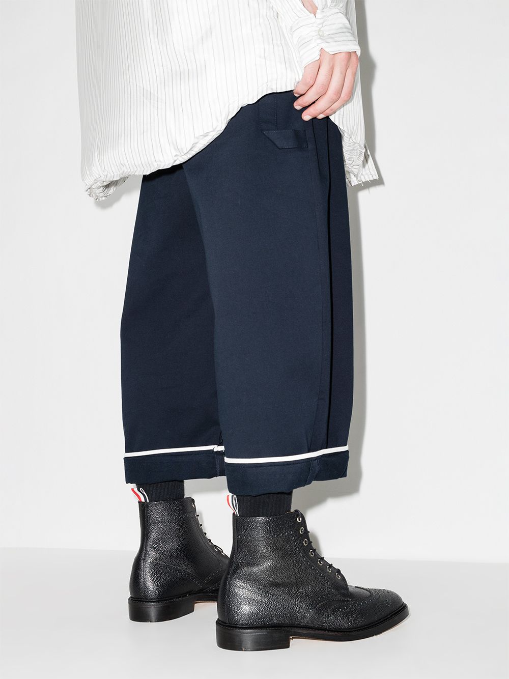 THOM BROWNE Thom Browne Wingtip Brogue Boots