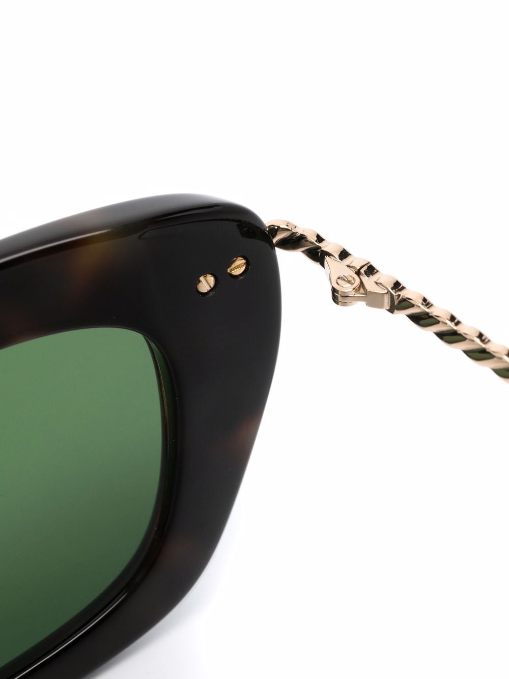 Lanvin Arpege 53mm Cat Eye Sunglasses - Black | Editorialist display picture 2