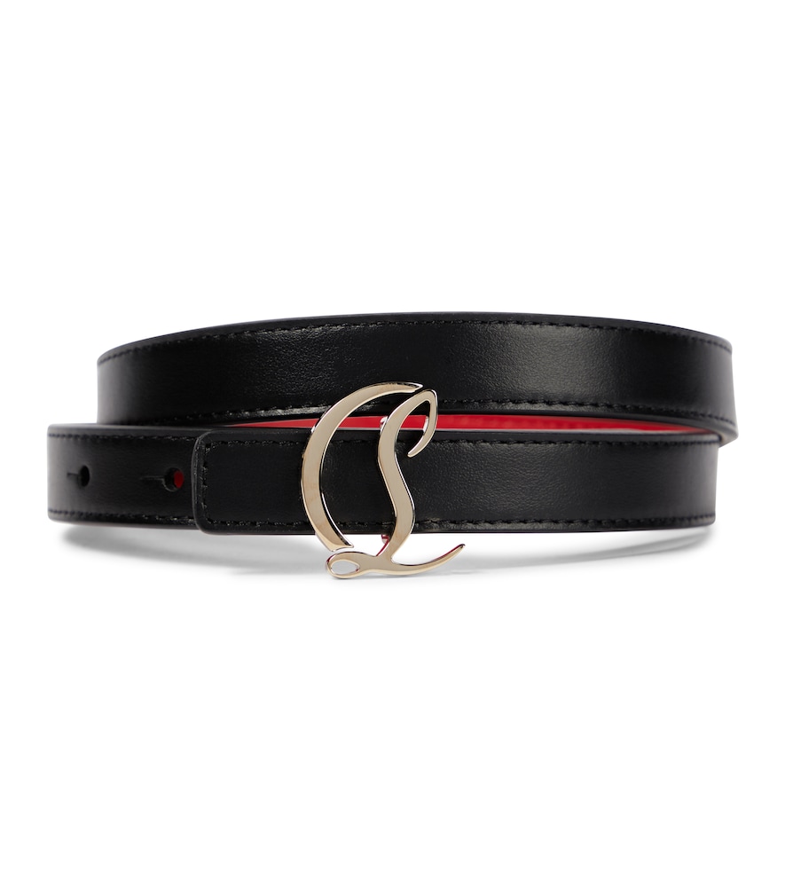 Christian Louboutin Giddy Corset Leather Belt - Black  display picture 3