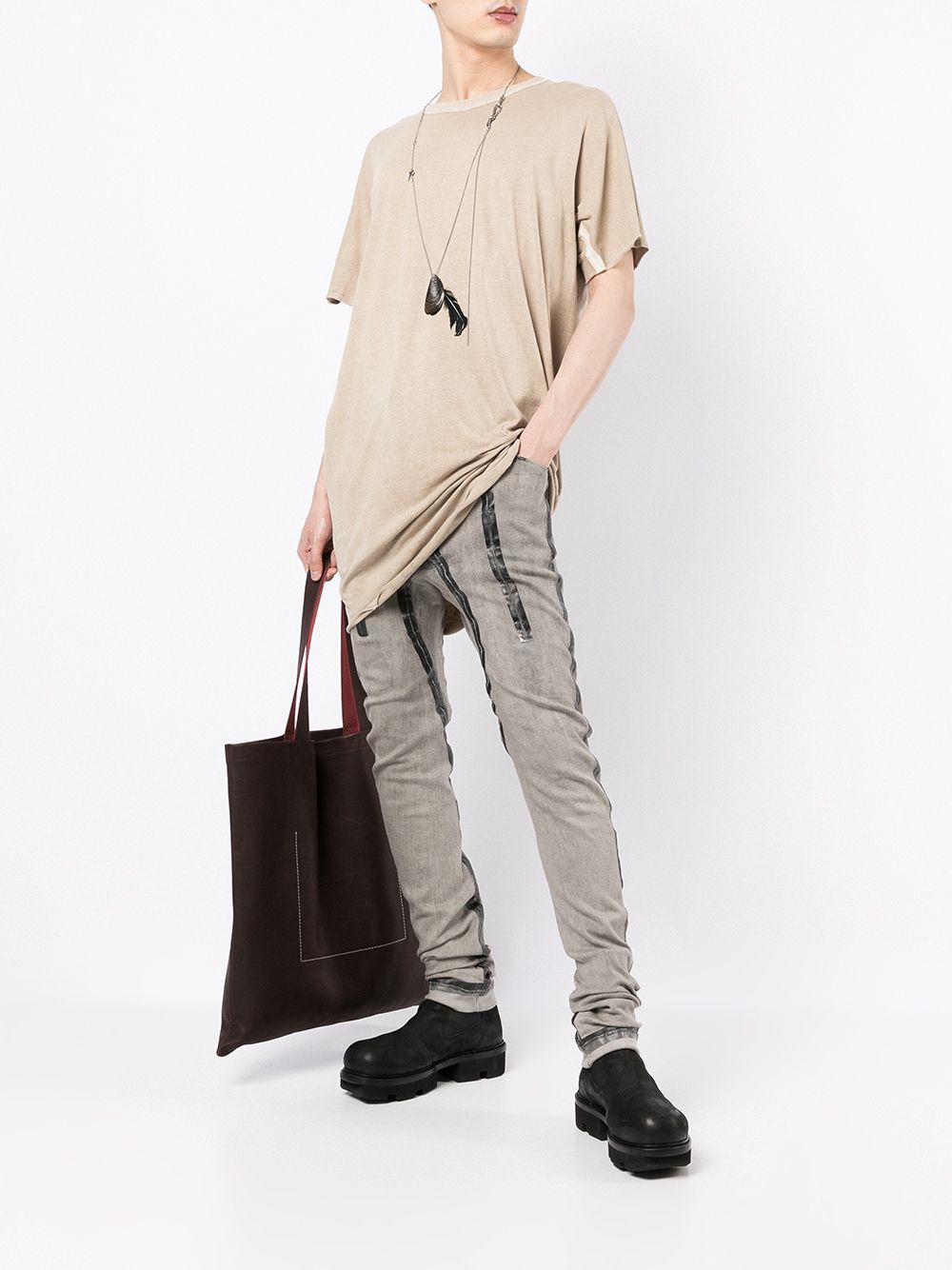BORIS BIDJAN SABERI Boris Bidjan Saberi Tape Detail Skinny Trousers