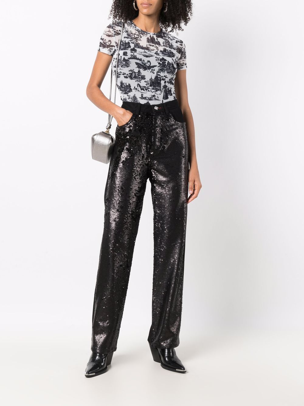 PHILIPP PLEIN Philipp Plein High-Waisted Jeans