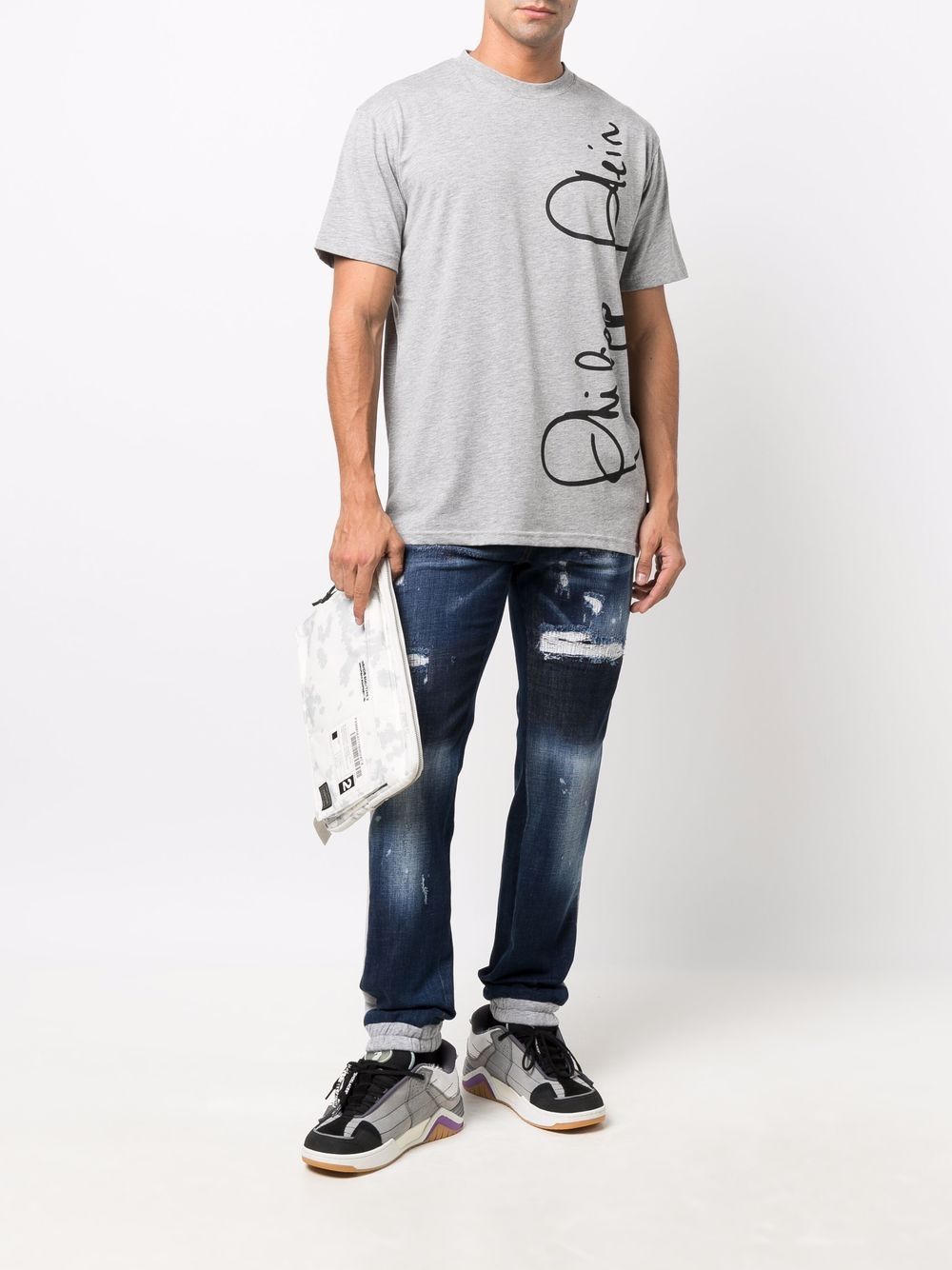 PHILIPP PLEIN logo-print short-sleeved t-shirt