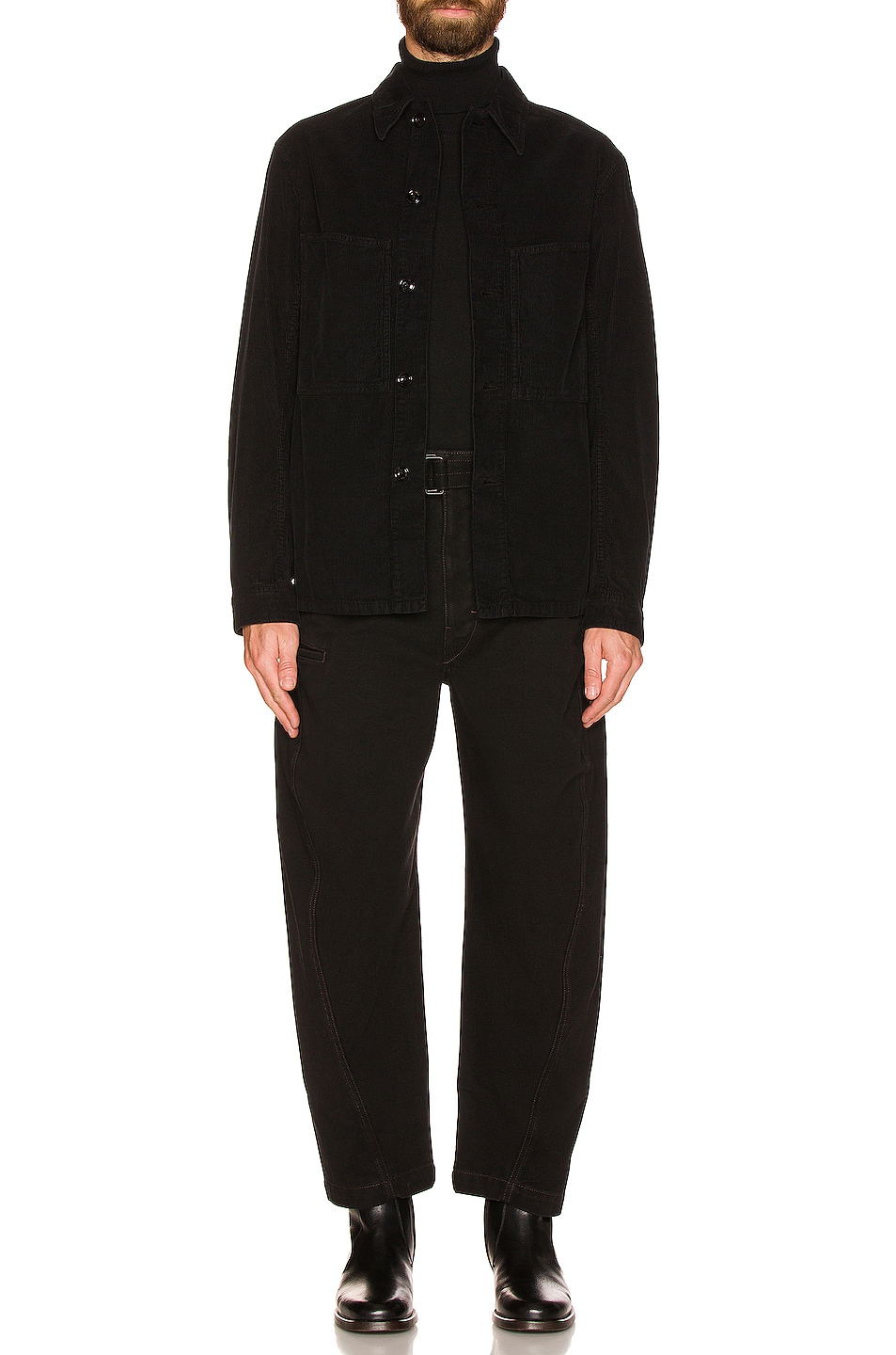 LEMAIRE LEMAIRE Twisted Belted Canvas Pants