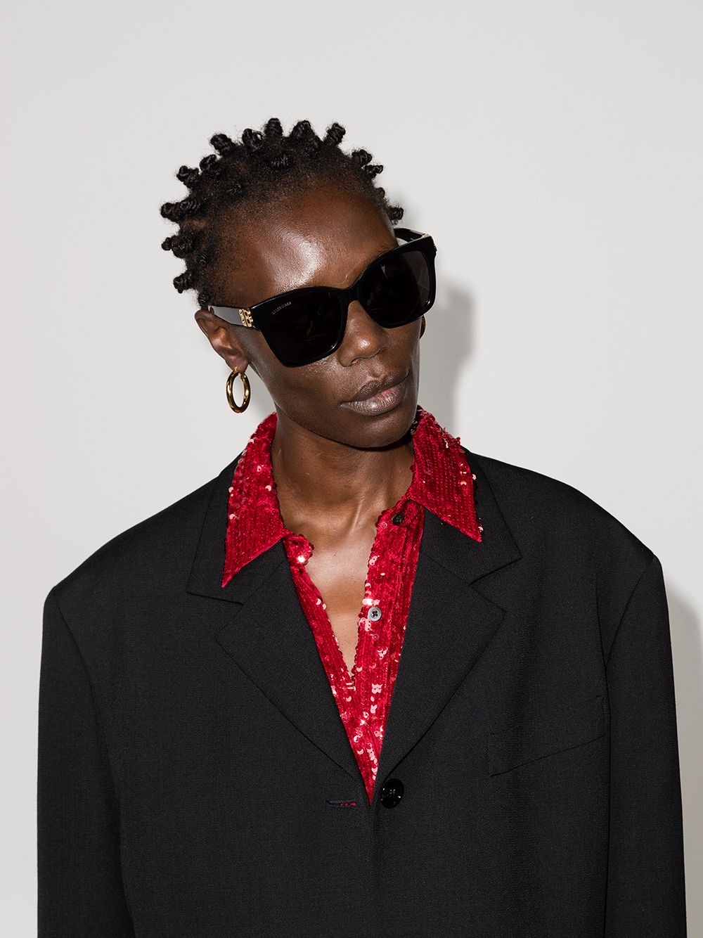 BALENCIAGA Balenciaga Eyewear Dynasty Square-Frame Sunglasses