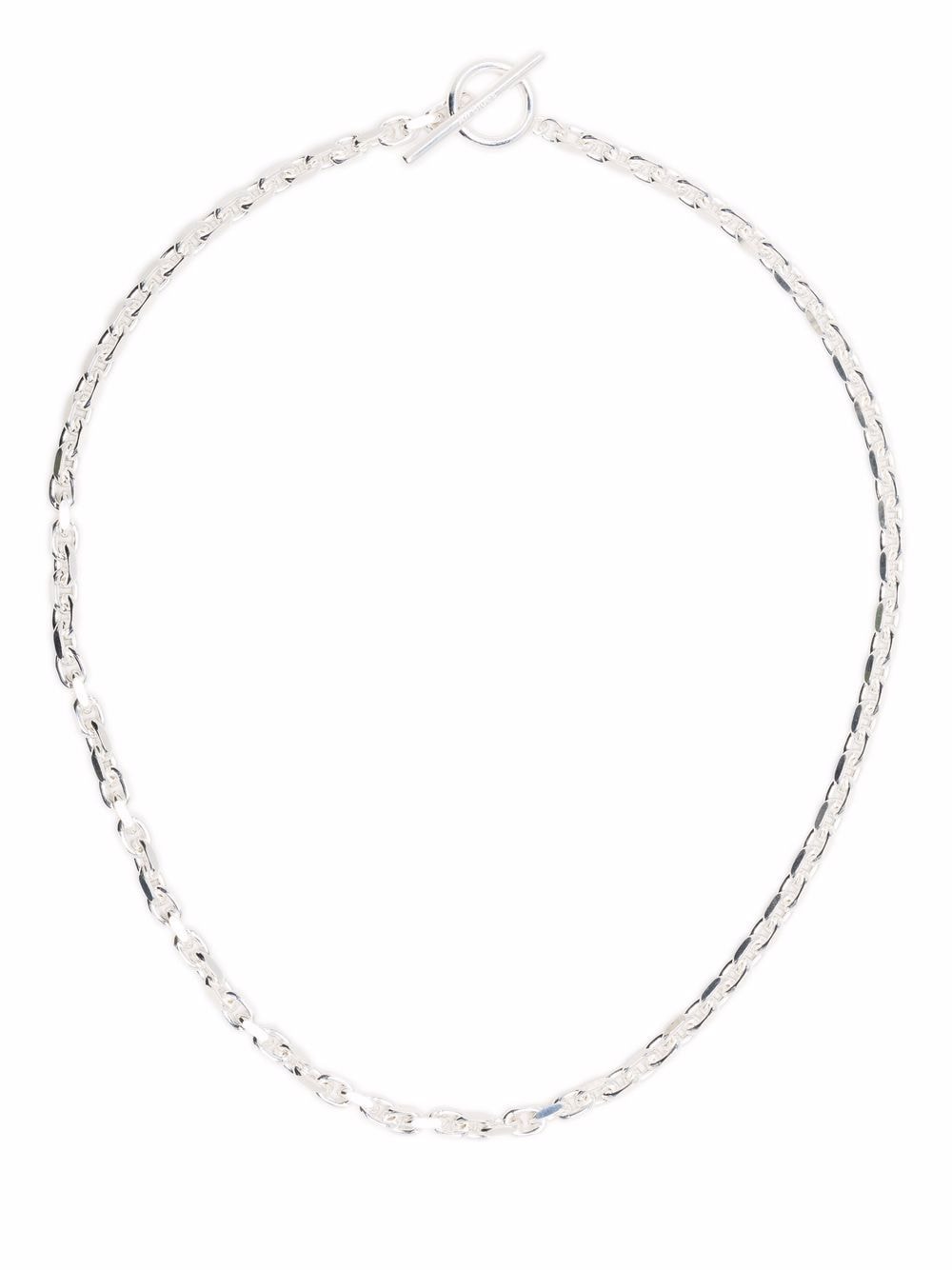 All Blues Anchor Chain Necklace - Silver | Editorialist