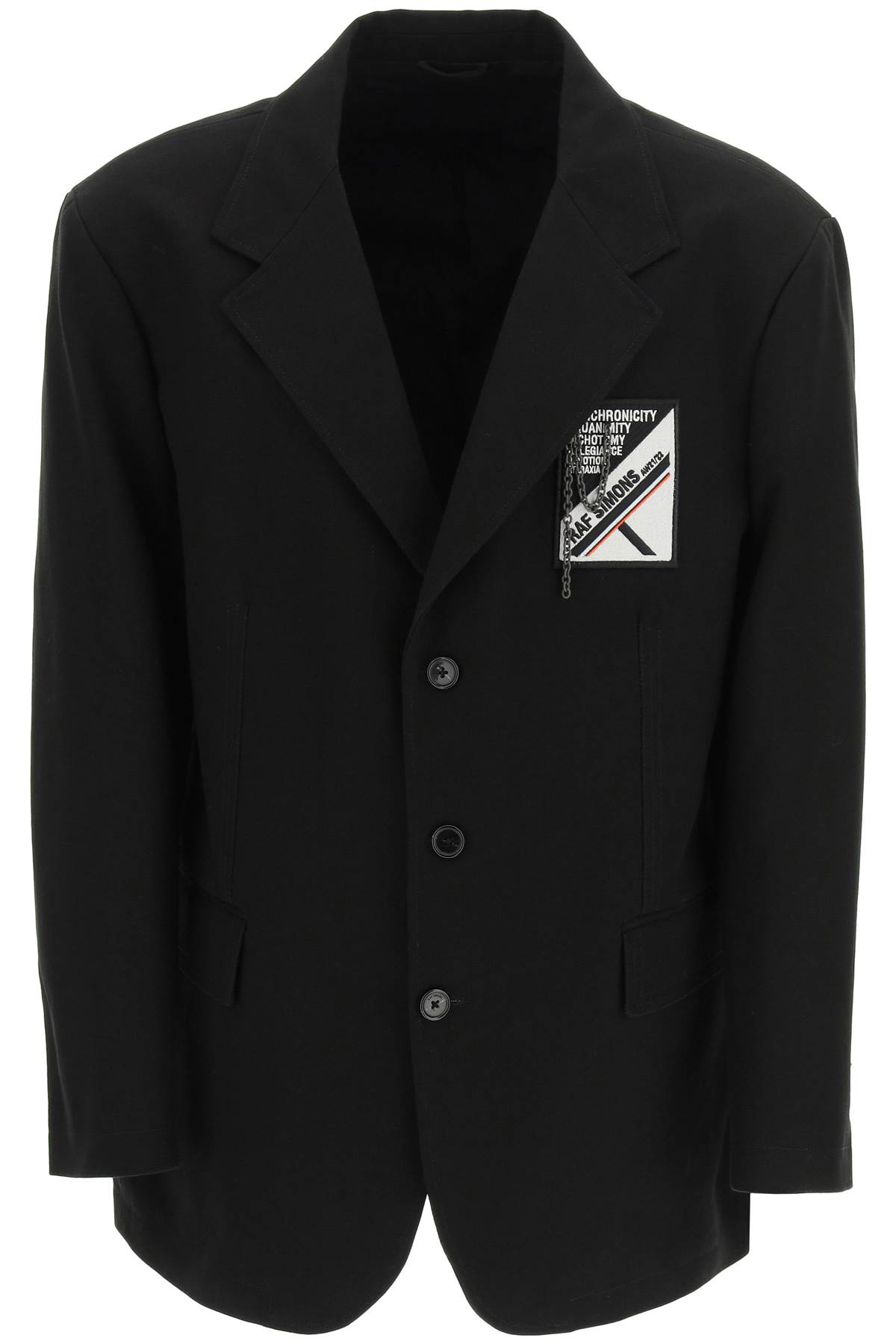 Raf Simons Oversized Boxy Blazer - Black | Editorialist