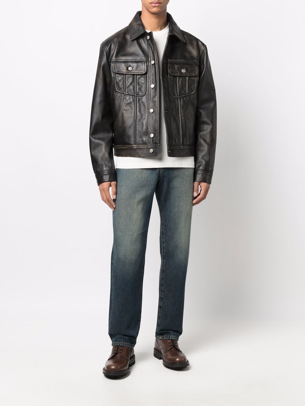 【DIESEL】【牛本革】L-RILEY GIACCA レザージャケット 黒 Diesel L-Riley Leather Jacket - Black | Editorialist